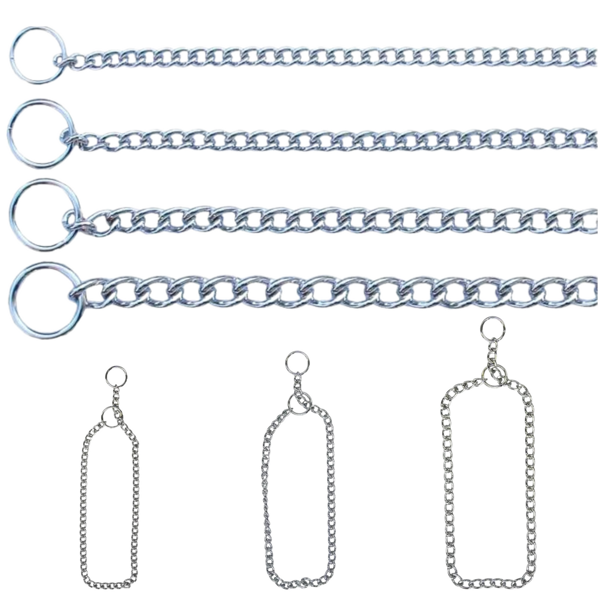Metal Check Chain 60cm 3mm – Mel's Pet Shed